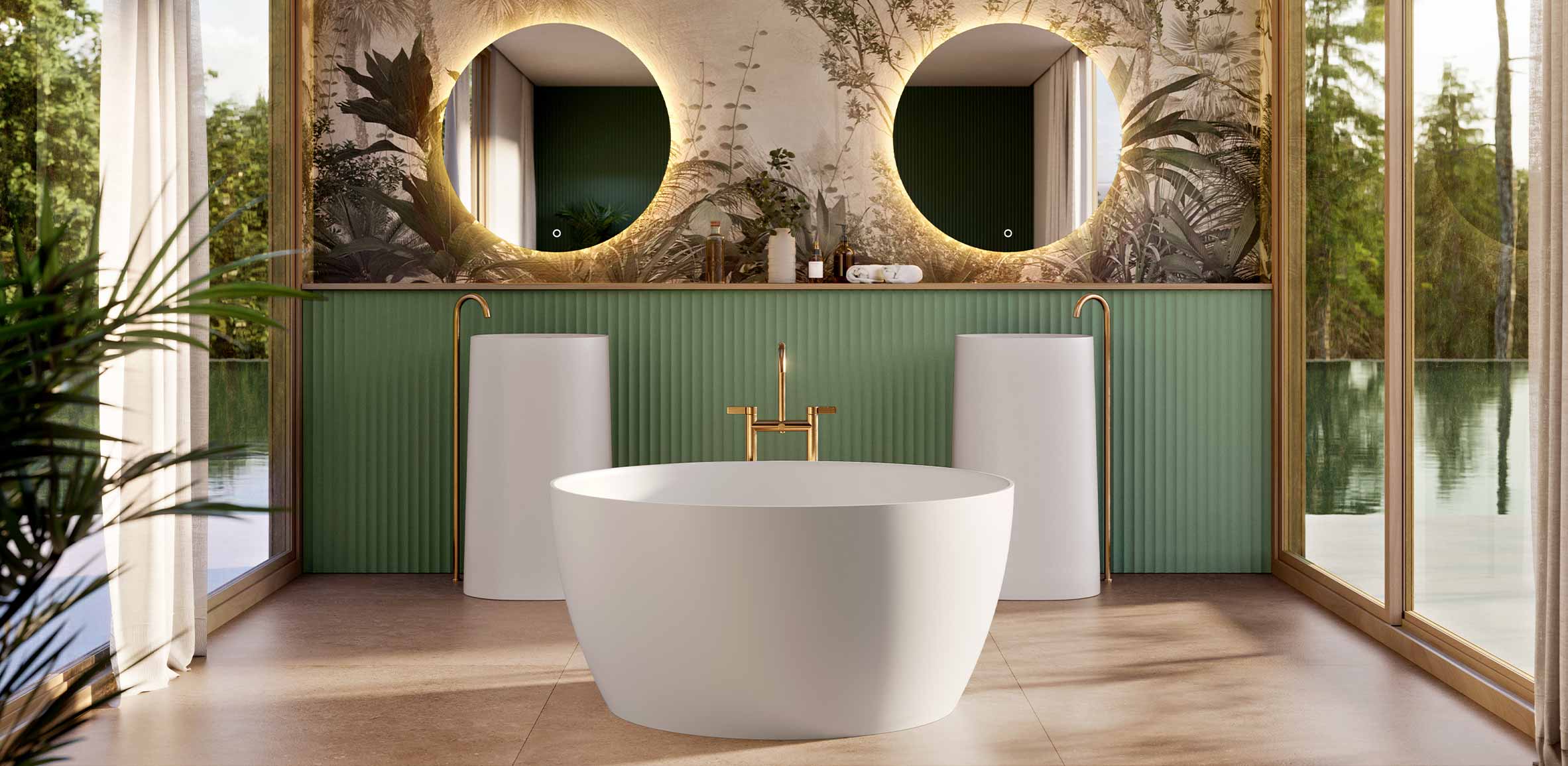 Tendances du design de salle de bains pour 2025 | Acquabella